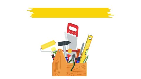 Tools Building Construction Home Repair Wooden Stock Footage Video (100 ...