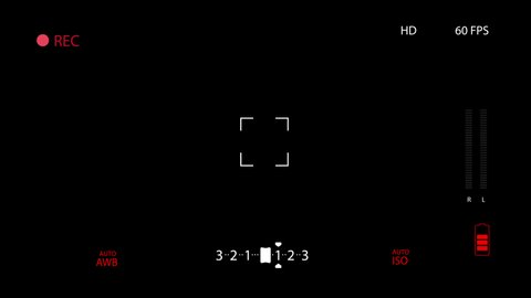 Camera Viewfinder Template Focusing Screen Camera Stock Vector (Royalty ...