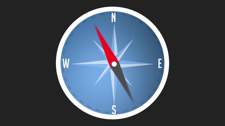 compass background animation moving arrow backdrop Stock Footage Video ...