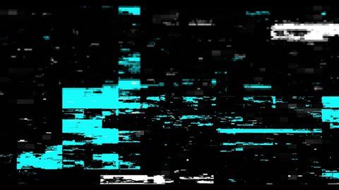 Glitch Overlay Distortion Screen Footage Stock Footage Video (100% ...