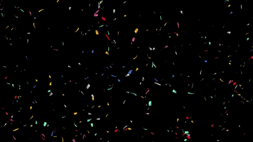 Confetti Falling Loop High Quality Stock Footage Video (100% Royalty ...