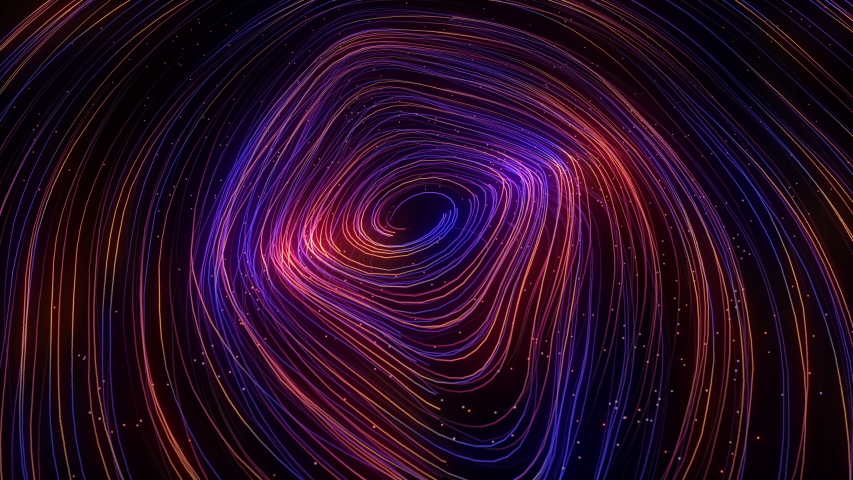 flujo de campo neón líneas violetas: video de stock (totalmente libre ...