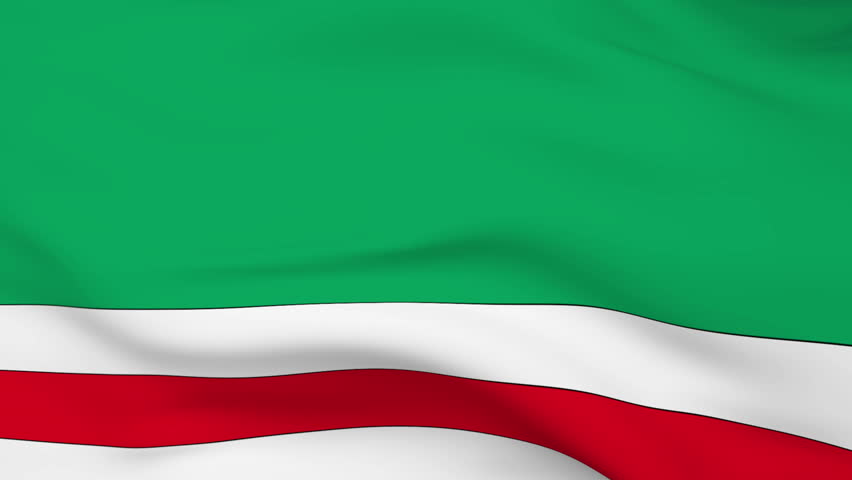 Ichkeria Flag Waving. Seamless Loop. Stock Footage Video (100% Royalty ...