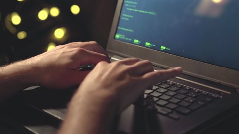 Closeup Coding On Screen Woman Hands Stock Photo 666668977 | Shutterstock