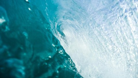 Ocean Wave Motion Cinemagraph Blue Water Stock Footage Video (100% ...