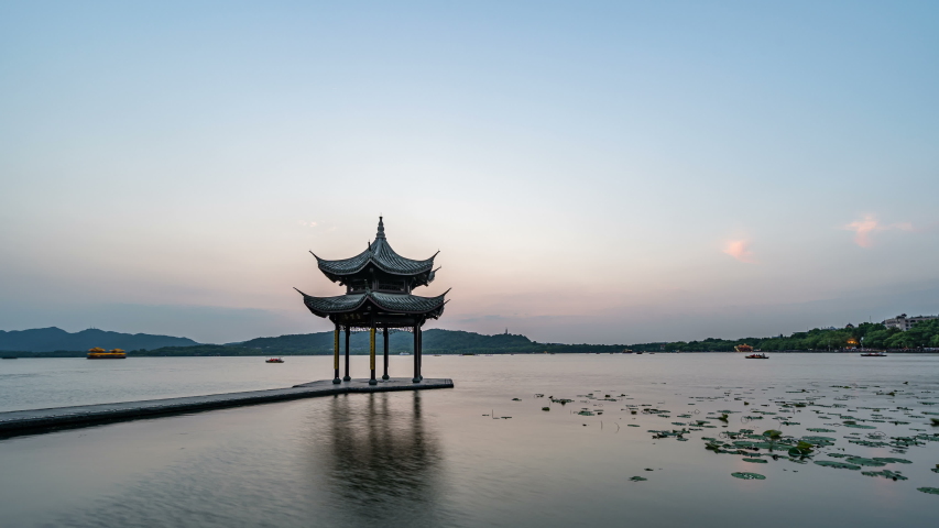 Timelapse of Jixian Pavilion in 库存影片视频（100% 免版税）1032518867 | Shutterstock