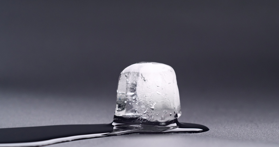 Thawing of Cube Ice. Video Stock Footage Video (100% Royalty-free ...