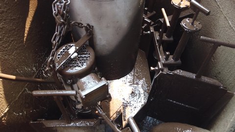 Mud Return Oil Well While Drilling Stock Footage Video (100% Royalty ...