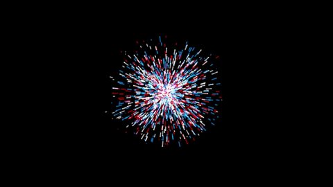 2d abstract cartoon animation firework colorful Stock Footage Video ...