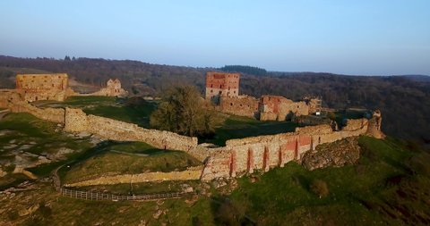 Hammershus castle Stock Video Footage - 4K and HD Video Clips ...
