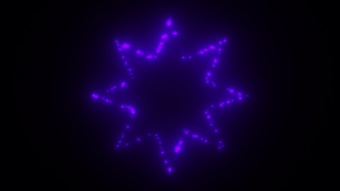 10 purple particles shockwaves overlay graphic Stock Footage Video (100 ...