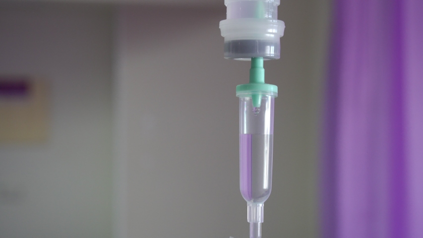 Close up Iv Fluid Intravenous Stock Footage Video (100% Royalty-free ...