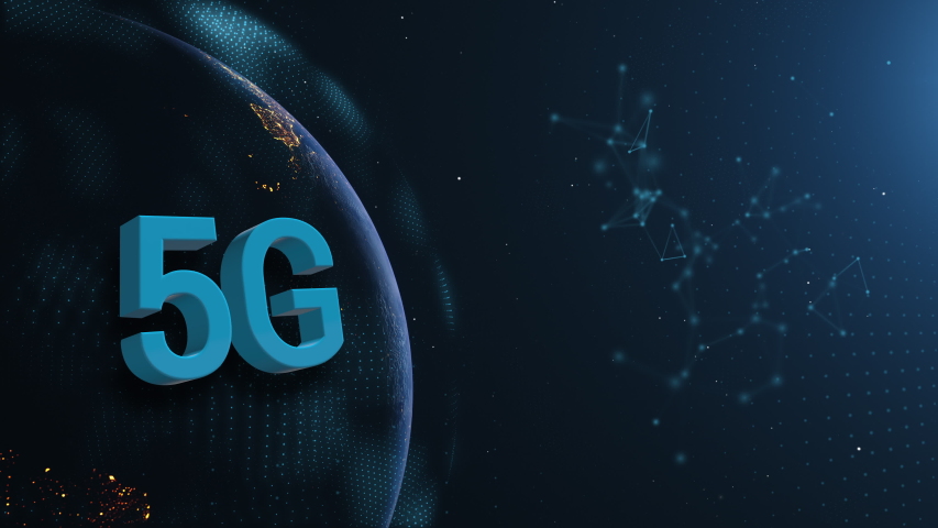 earth 5g network iot internet things Stock Footage Video (100% Royalty ...