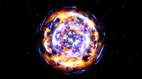 Abstract Energy Orb Energy Sphere Moving Stock Footage Video (100% ...