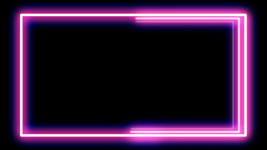 Glowing Neon Lines Loop Animated Still Stock Footage Video (100% ...