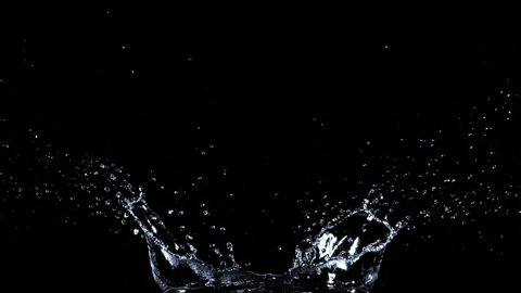 Super Slow Motion Shot Water Splash Stock Footage Video (100% Royalty ...