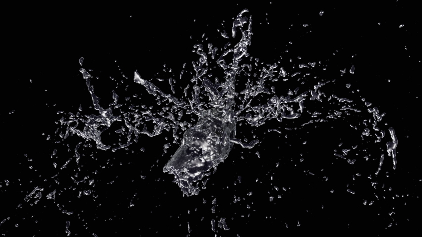 Water Splashing from Implosion in Stock Footage Video (100% Royalty ...