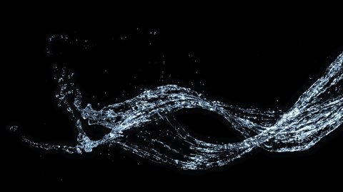 Super Slow Motion Shot Water Splash Stock Footage Video (100% Royalty ...