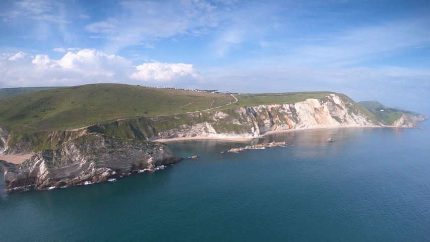 Aerial View Man Owar Cove Stock Footage Video (100% Royalty-free ...