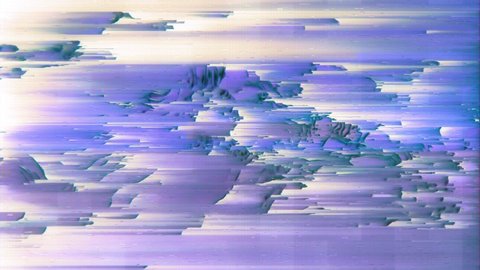 4k Highly Stylized Data Mosh Distortion Stock Footage Video (100% ...