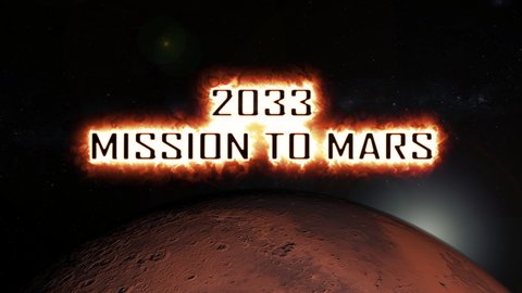 2033 Mission Mars Man On Planet Stock Footage Video (100% Royalty-free ...