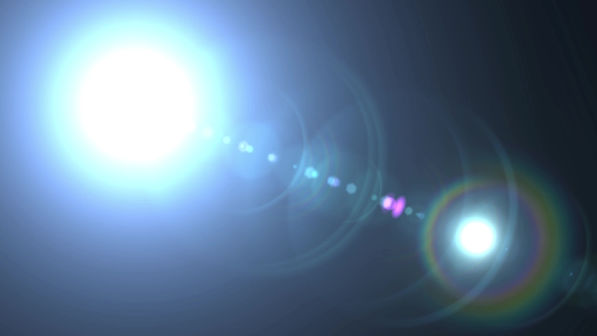 Explosion Flash Two Lights Optical Stock Footage Video (100% Royalty ...