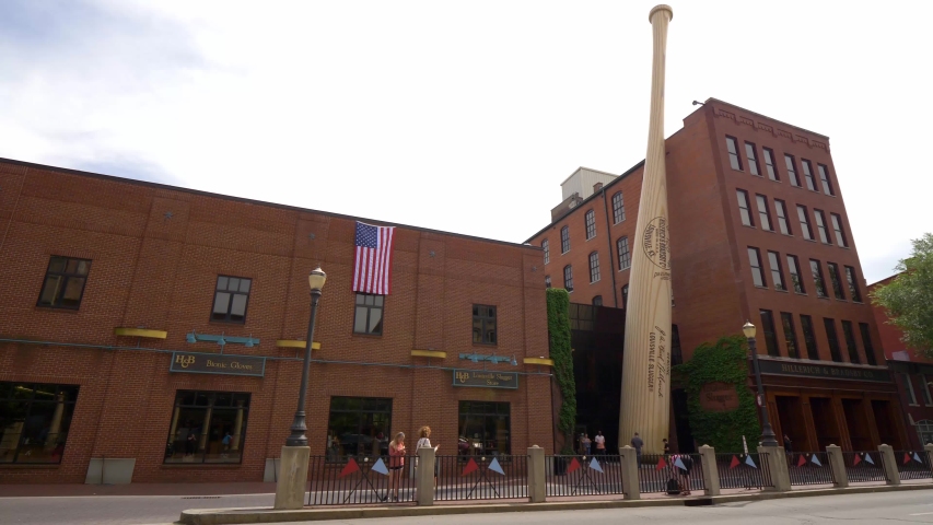 Louisville Slugger Baseball Museum and Stock Footage Video (100% ...