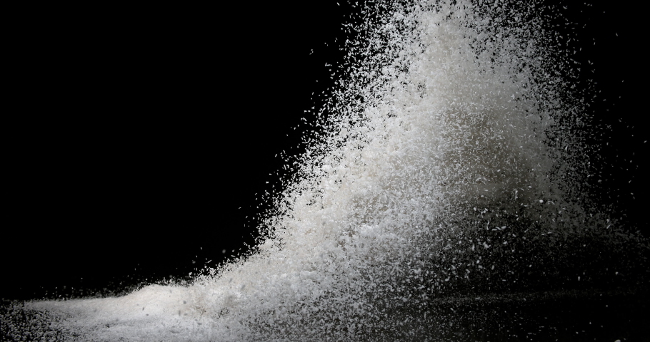Coconut, Cocos Nucifera, Powder Exploding Stock Footage Video (100% ...