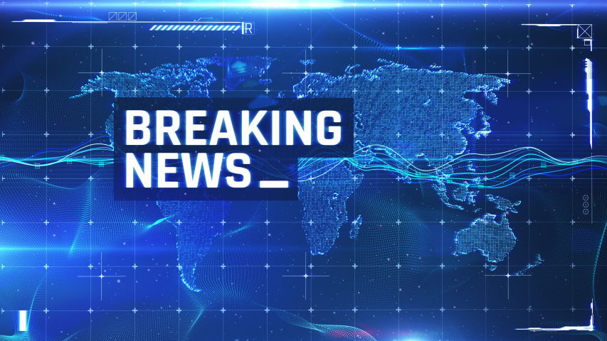 breaking news financial background intro stock Stock Footage Video (100 ...