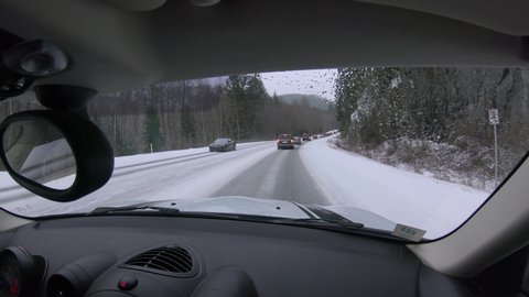 Rollover Car Crash Truck By Night Stock Footage Video (100% Royalty ...