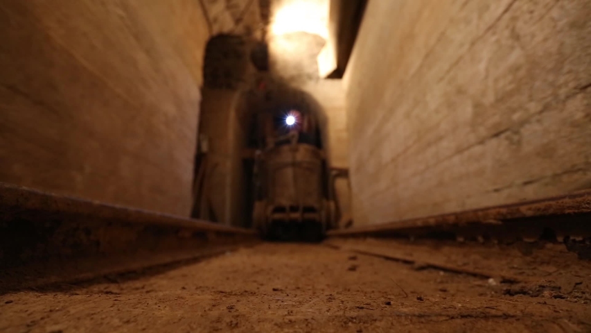 Mine Shaft. Interior of a Stock Footage Video (100% Royalty-free ...