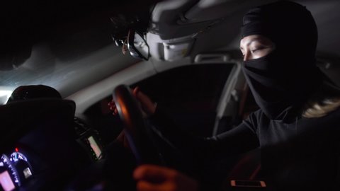 Masked female robber Stock Video Footage - 4K and HD Video Clips ...