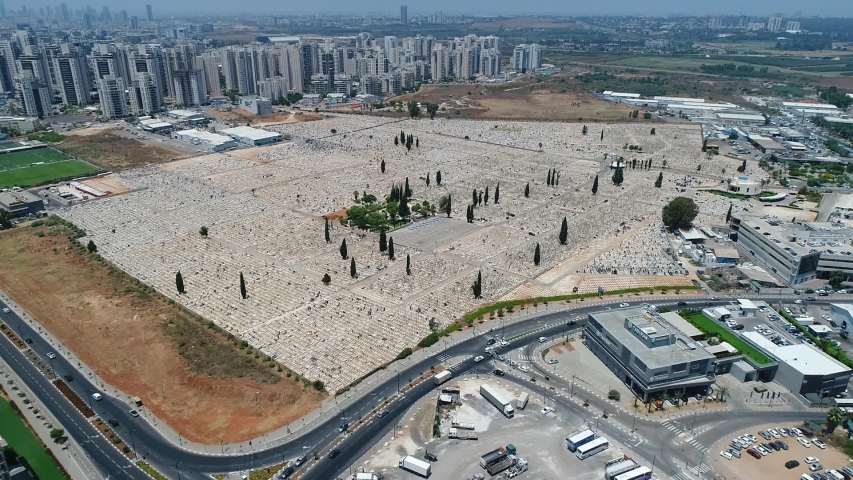 Segula Cemetery, Petah Tikva, Israel Stock Footage Video (100% Royalty ...