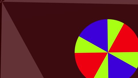 Two 2d Circular Graphic Patterns That Stock Footage Video (100% Royalty ...