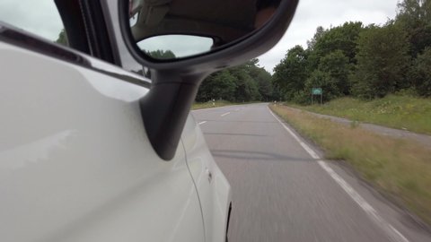 Car Driving Outside Car View Stock Footage Video (100% Royalty-free ...