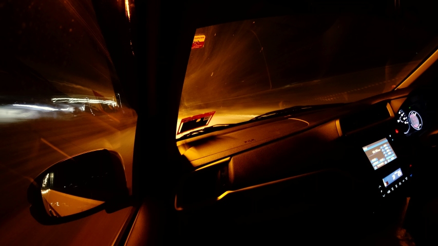 High Speed Adrenaline Hyperlapse Driving Car Stock Footage Video (100% ...