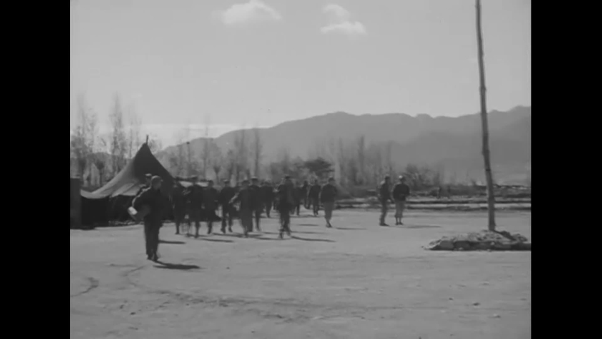 circa 1950s - soldiers 1st marine Stock Footage Video (100% Royalty ...