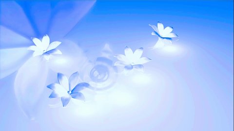 Moving Love Flowers Animation Motion Background Stock Footage Video ...