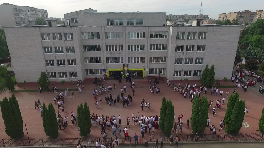 school building height pupils Stock Footage Video (100% Royalty-free ...
