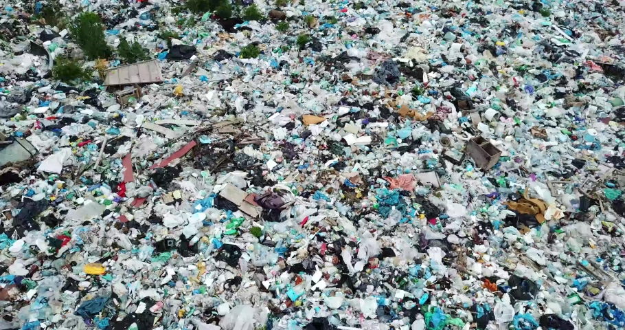 plastic mountains mountain garbage large pile Stock Footage Video (100% ...