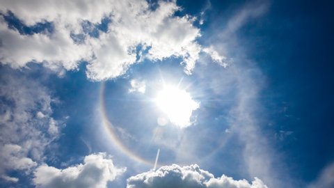 Time Lapse Beautiful Natural Phenomenon Sun Stock Footage Video (100% ...