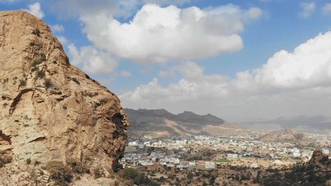 Alnamas Saudi Province Located Asir Region Stock Footage Video (100% ...