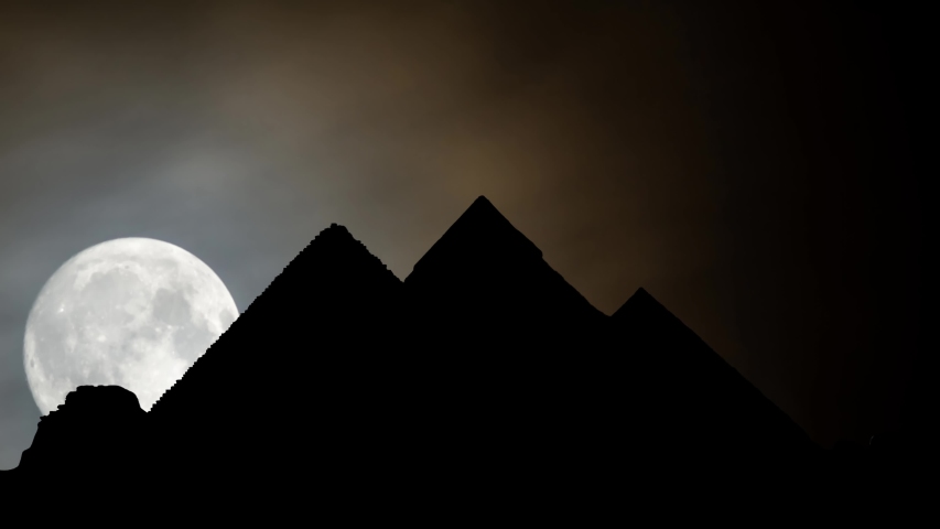 Full View of the Pyramids in Giza, Egypt image - Free stock photo ...