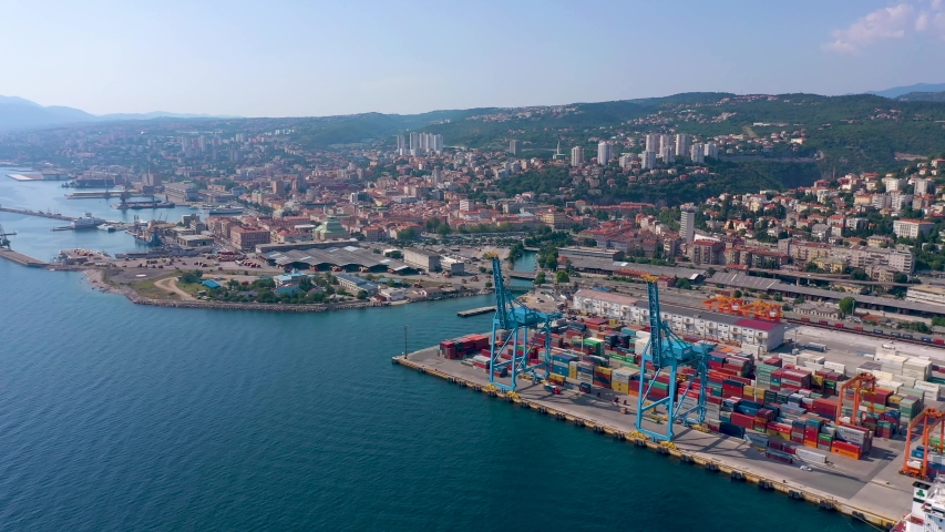 Cityscape and Sea landscape in Rijeka, Croatia image - Free stock photo ...