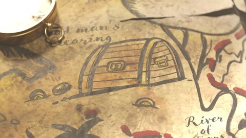 Funny Handdrawn Ancient Map Animated Drawings Stock Footage Video (100% ...