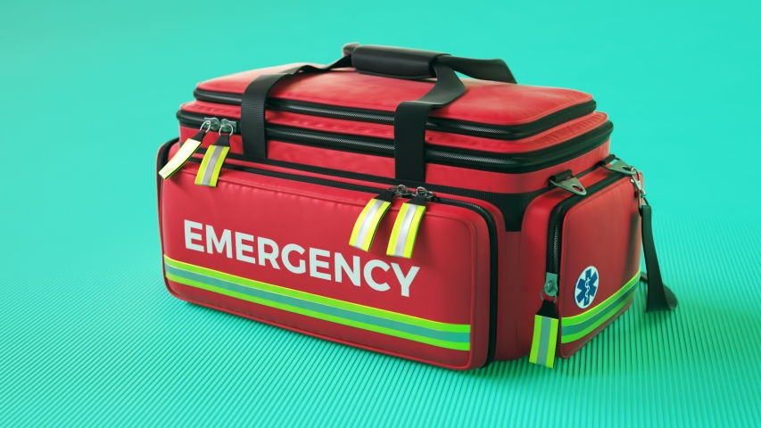 A Professional Red Emergency First Stock Footage Video (100% Royalty ...