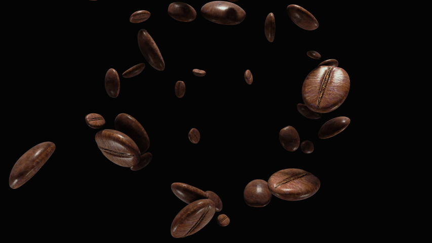 Exploding Coffee Beans in 4k, Stock Footage Video (100% Royalty-free ...