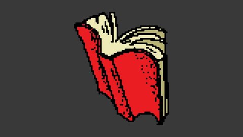 19 Open book pixel Stock Video Footage - 4K and HD Video Clips ...