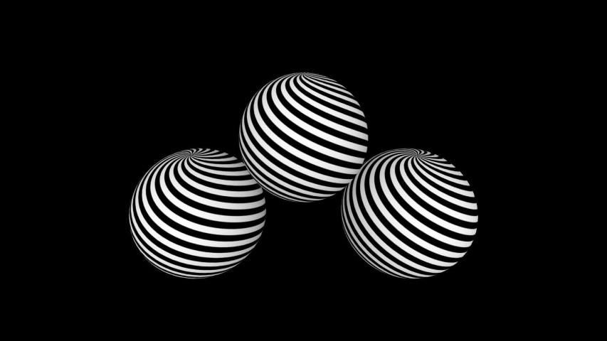 motion background rotating spheres geometric shapes Stock Footage Video ...