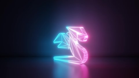 Neon Question Mark Glitch Effect Abstract Stock Vector (Royalty Free ...